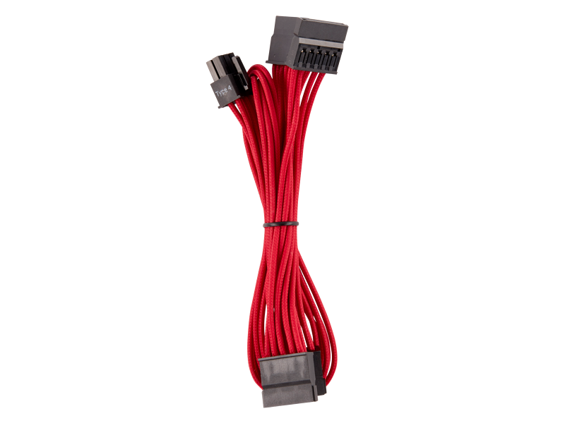 Corsair Premium Individually Sleeved PSU Red Cables Pro Kit Type 4 Gen ...