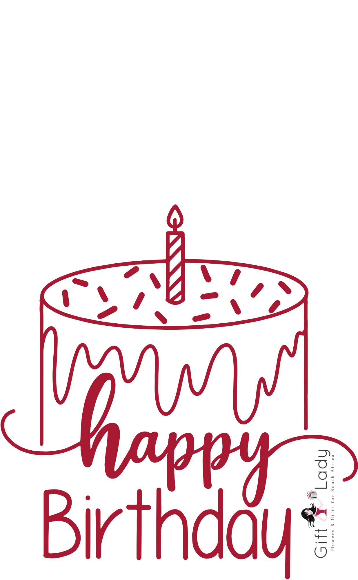 Ruby Red Happy Birthday Gift Box - Flowers and Gifts - Online flower shop