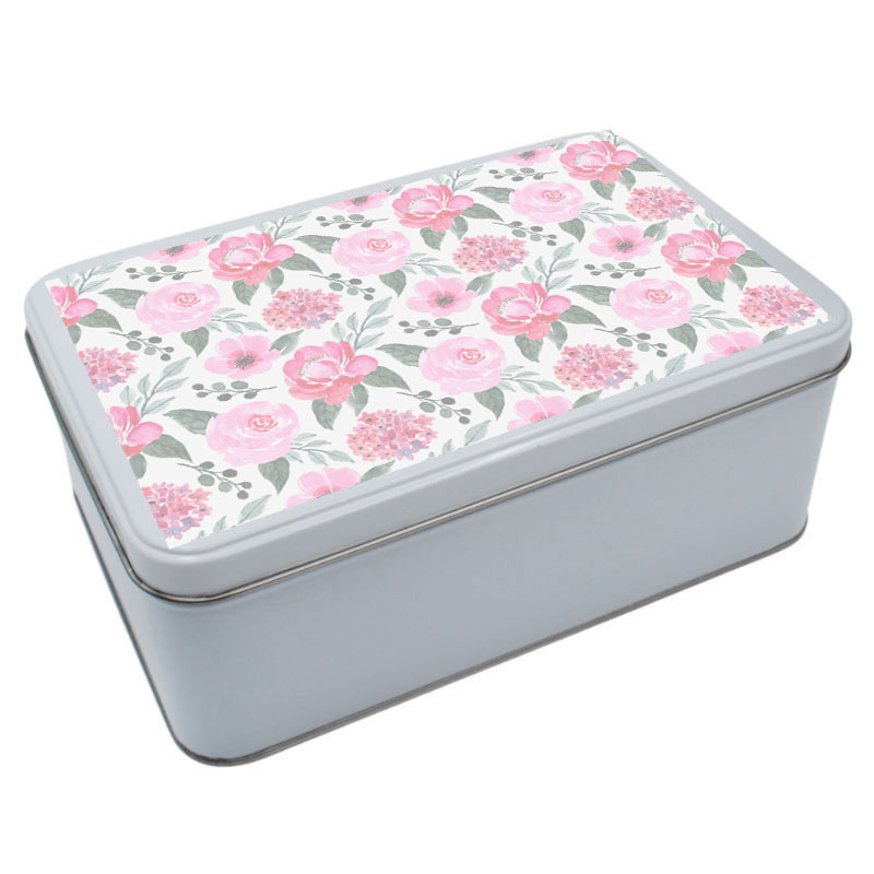 Floral Tin Design (Empty) - Gifts and Hampers - Online gift shop