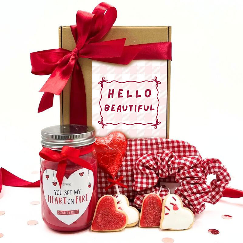 Hello Beautiful Hamper - Flowers and Gifts - Online flower shop