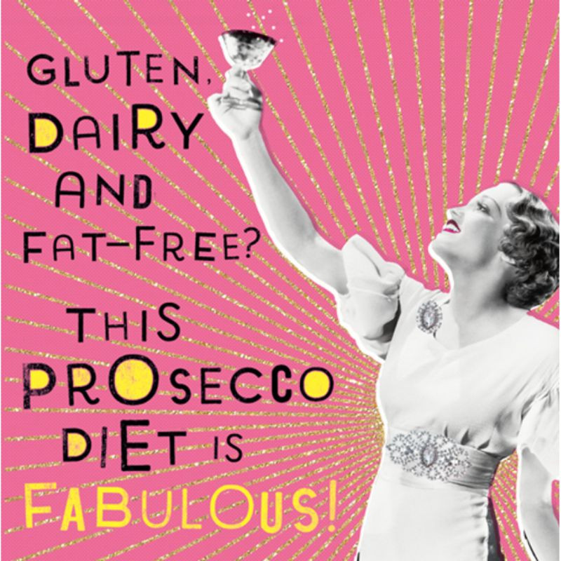 Prosecco Diet - Card - Gifts and Hampers - Online gift shop