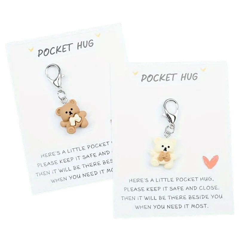 Pocket Hug - Teddy Bear Keyring - Gifts and Hampers - Online gift shop