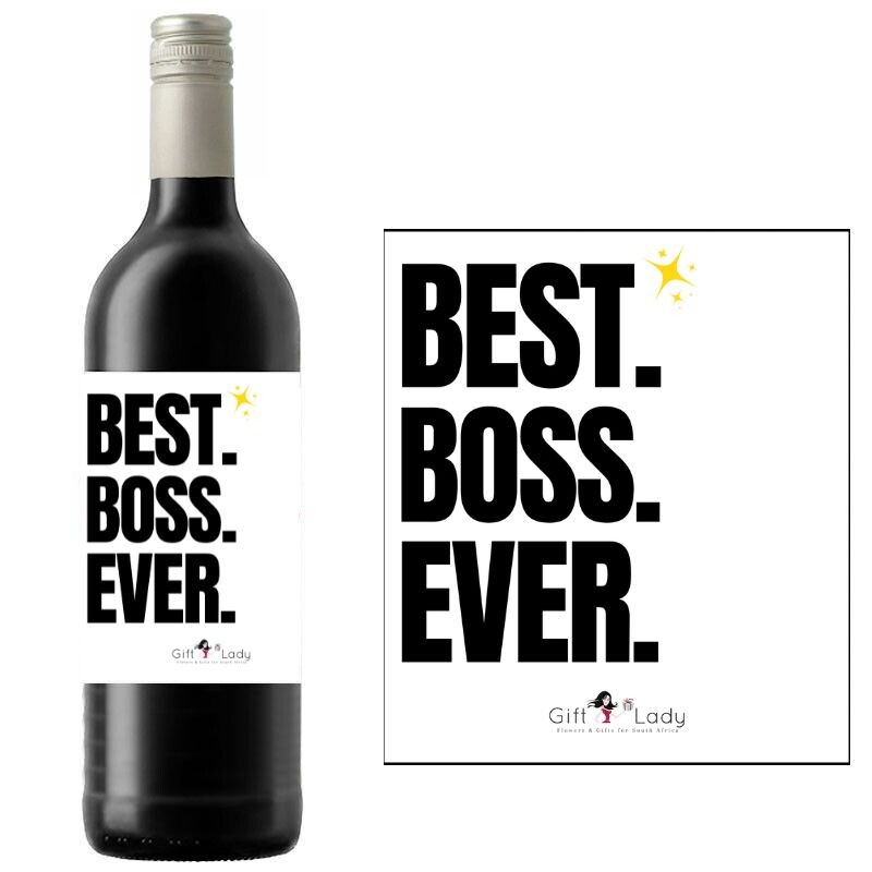 Best Boss Wine & Chocolate Box - Flowers and Gifts - Online flower shop