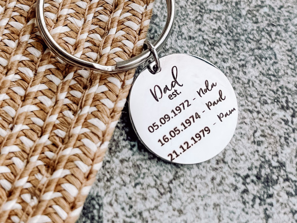 Established Dad Key Charm - Tora Grace