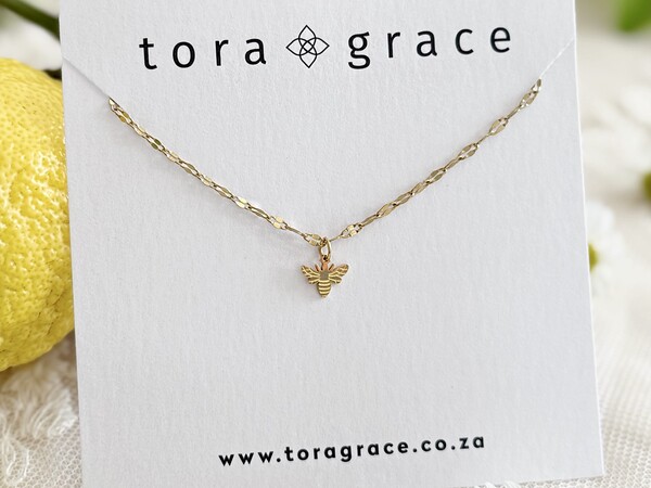 Honey Bee Necklace - Tora Grace
