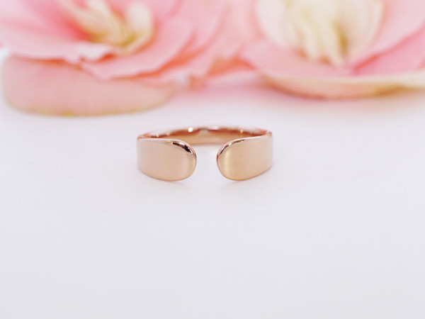 Cuff Ring - Custom Engraving - Tora Grace