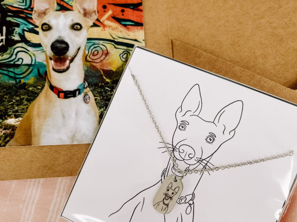 Portrait Illustration Necklace Set - Tora Grace