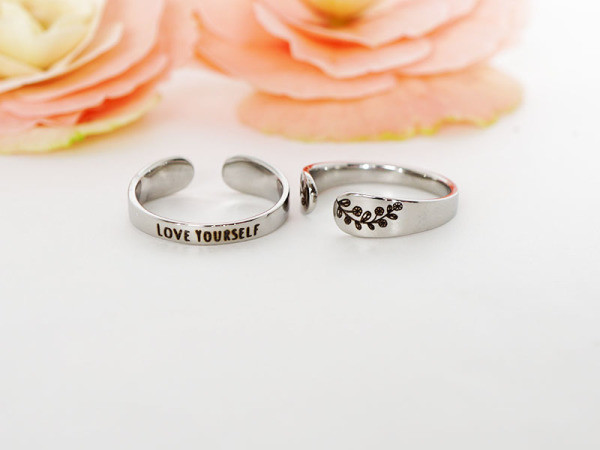 Cuff Ring - "Love Yourself" - Tora Grace