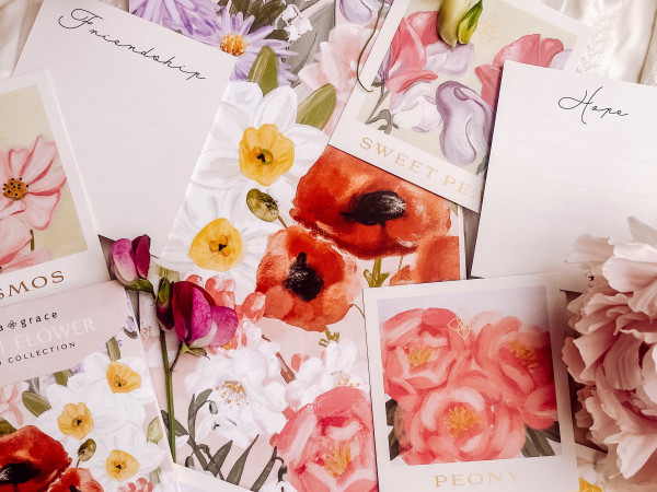 Floral Gift Card Set - Tora Grace
