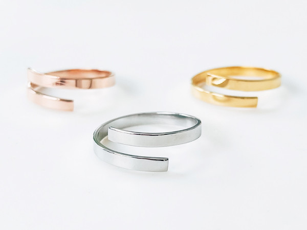 Wrap Ring - Custom Engraving - Tora Grace