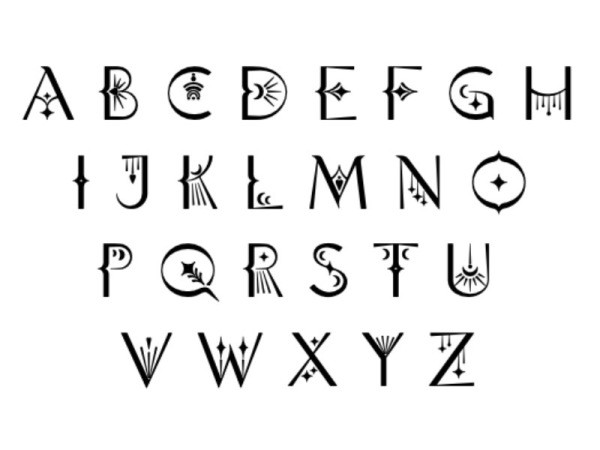 Bohemian Font - Oval Statement Tag - Tora Grace